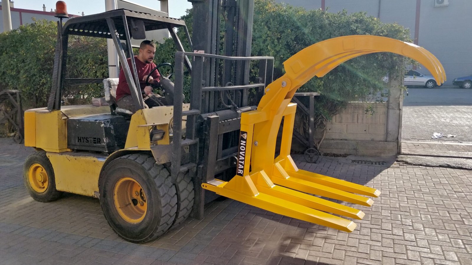 Forklift Log Loader Attachment - Novatar Tarım Makinaları