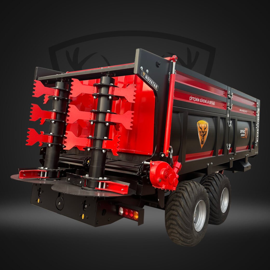 MANURE SPREADER TRAILER - 6 M³ (Grand Series) - Novatar Tarım Makinaları
