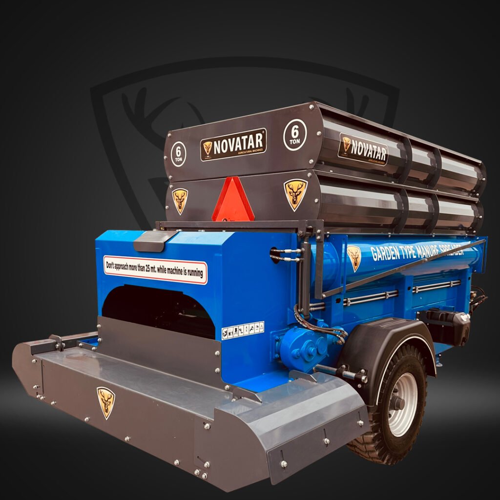 6 M³ MANURE SPREADER TRAILER BETWEEN TREES (Super Garden Series ...